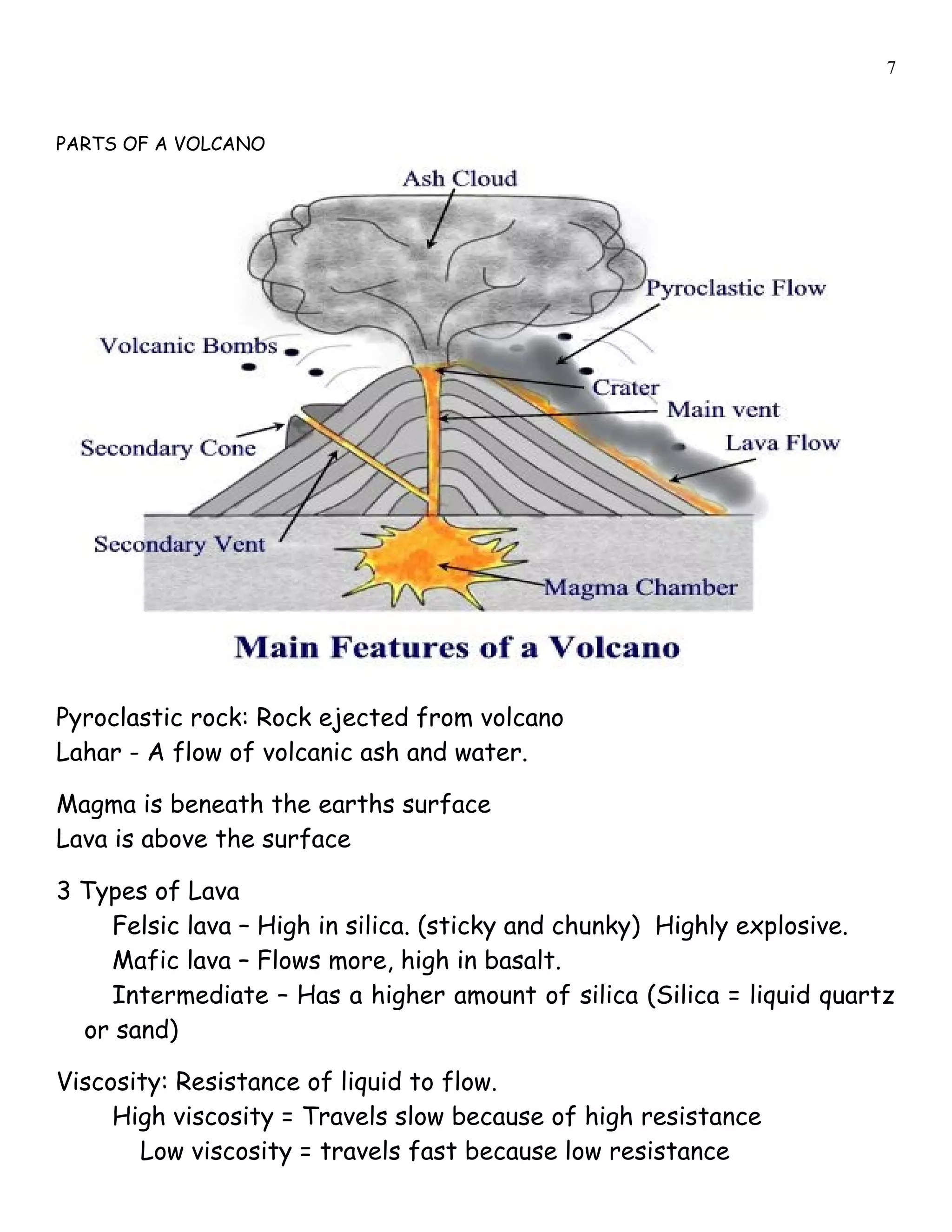 Geology topics unit notes | DOC