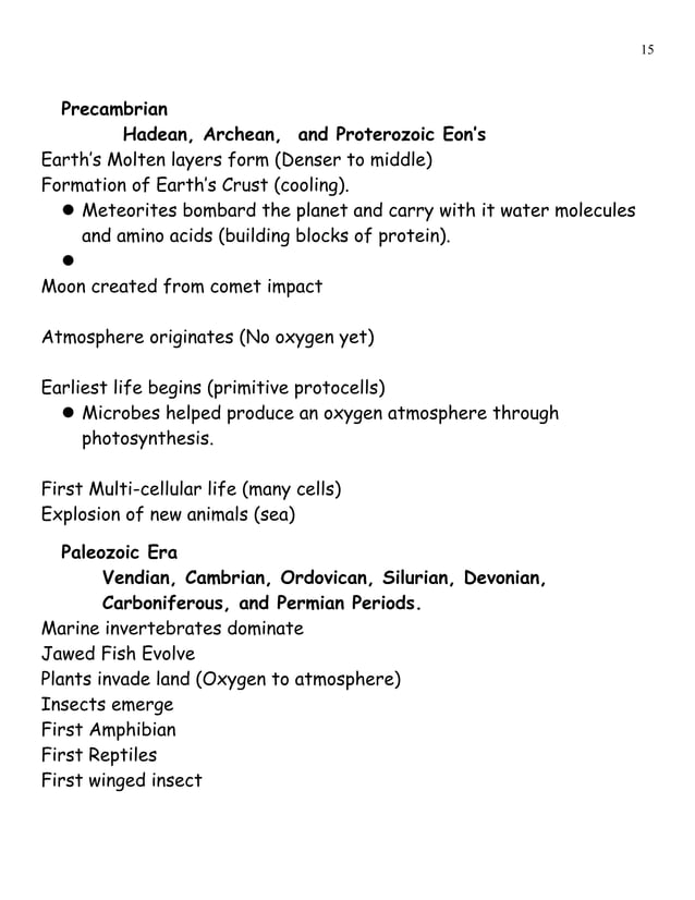 Geology topics unit notes | DOC