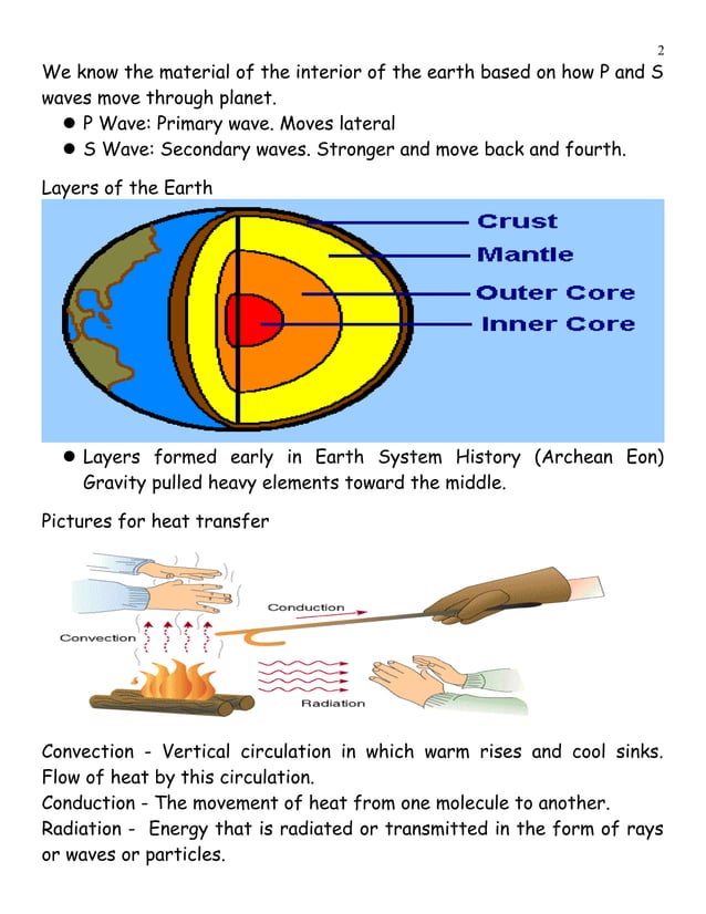 Geology topics unit notes | PDF