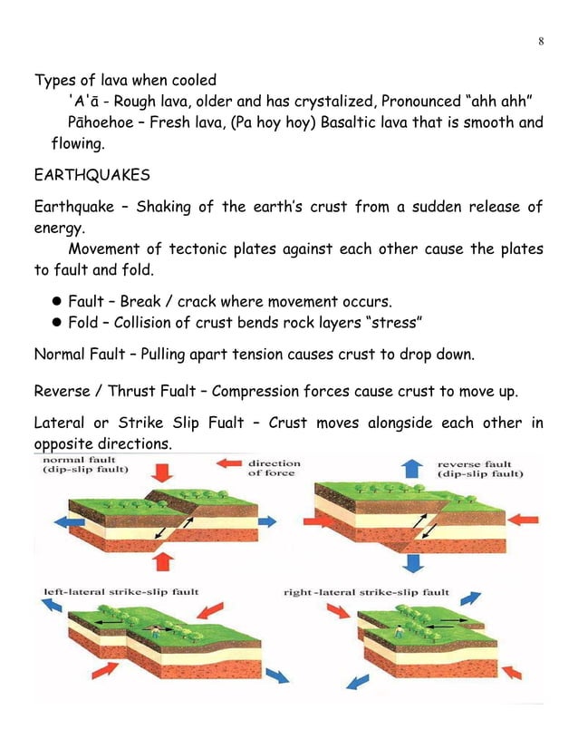 Geology topics unit notes | DOC
