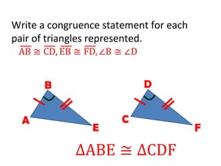 Geom 5.5 SSS and SAS | PPT
