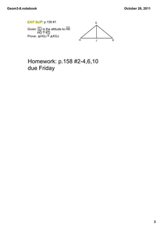 Geom3-8Final | PDF | Homework and Study | Education