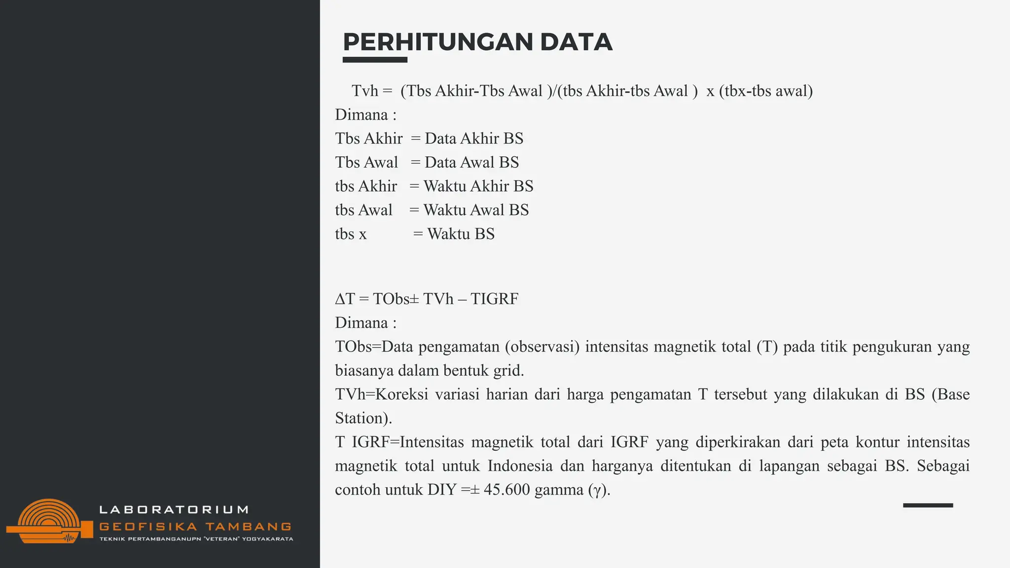 geofisika metode geomagnet dalam dunia pertambangan | PPTX