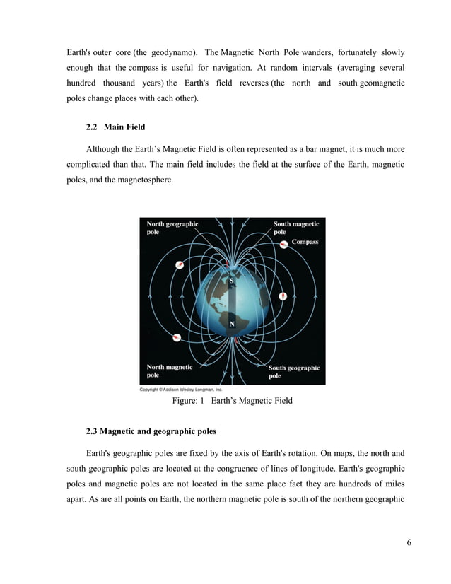 Geomagnetism of earth. | DOC | Geography | Science