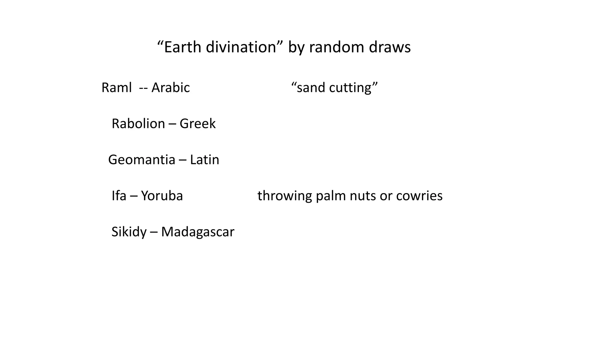 Introduction to Geomancy | PPTX | Astrology | Religion & Spirituality