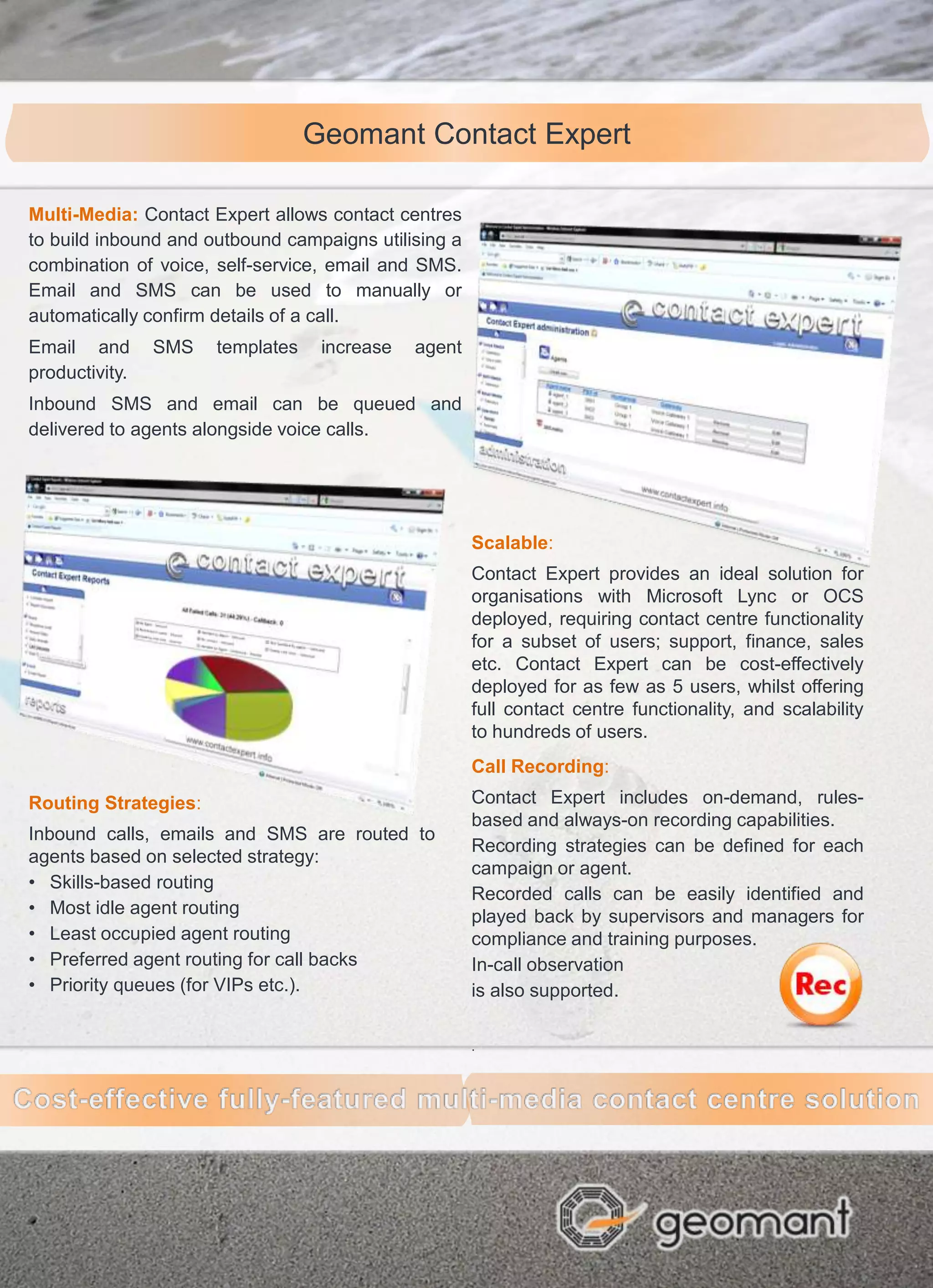 Geomant contact expert v04 | PDF