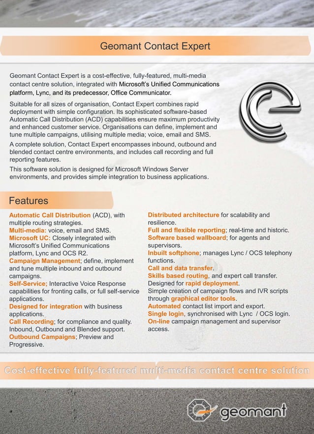 Geomant contact expert v04 | PDF