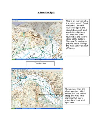 Glacial landforms with mapped examples | PDF