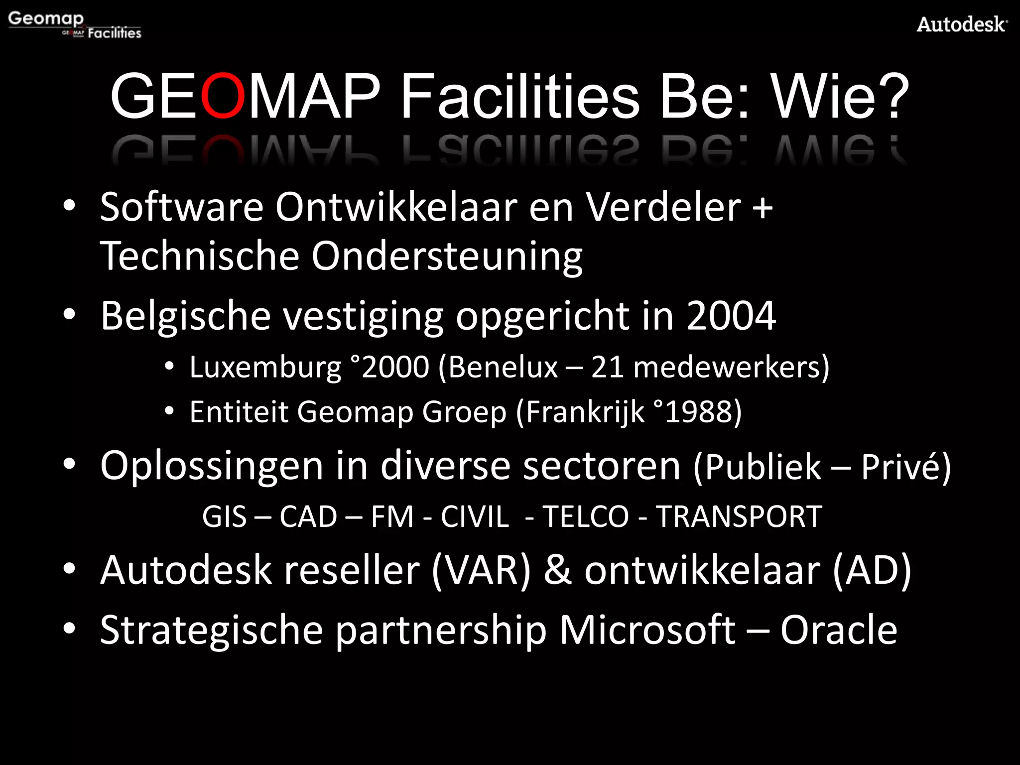 Geomap GIS oplossingen | PPT