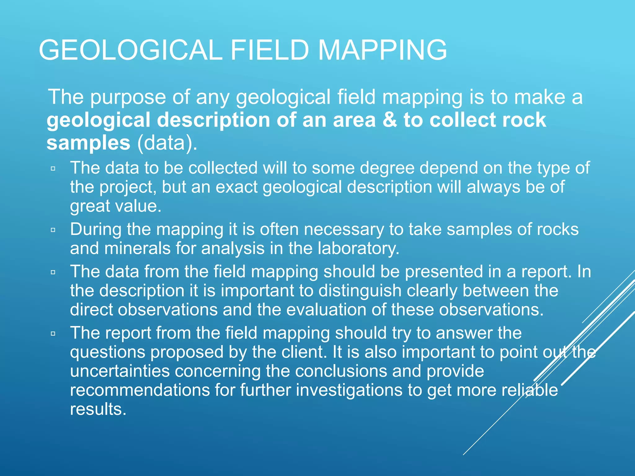 Geomapping in Engineering Geology UMT.pptx | Geography | Science