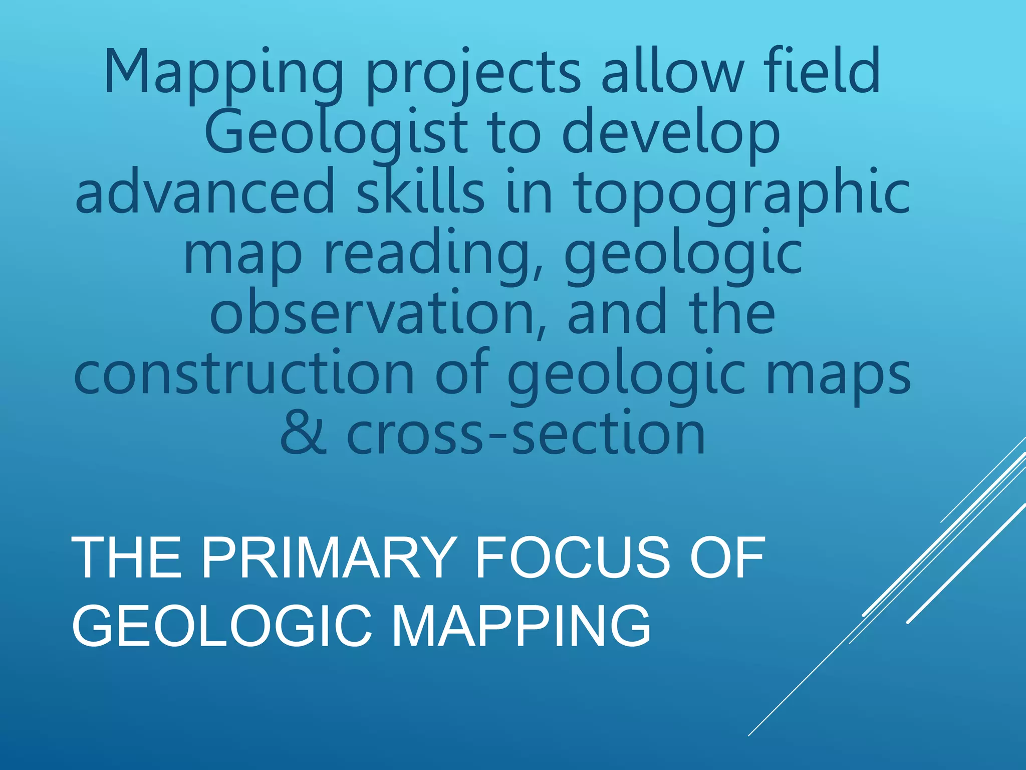 Geomapping in Engineering Geology UMT.pptx | Geography | Science