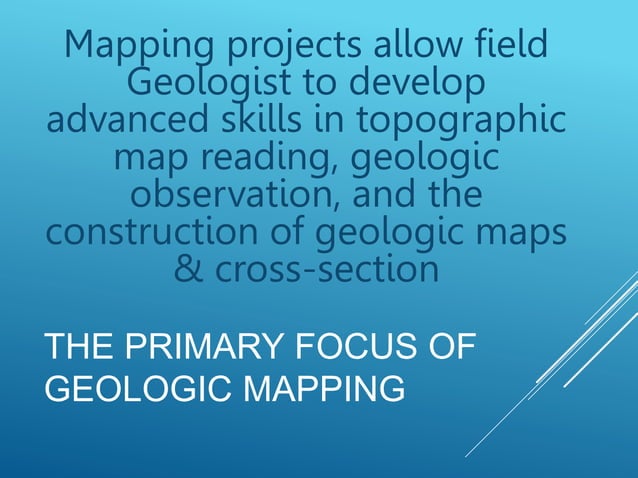 Geomapping in Engineering Geology UMT.pptx | Geography | Science