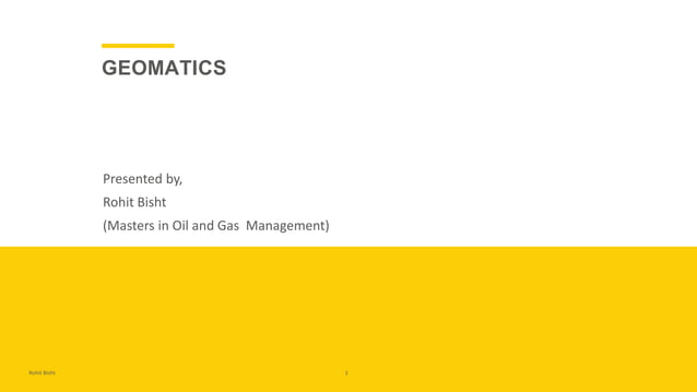 Geomatics | PPTX | Geography | Science
