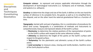 Geomatics | PPTX | Geography | Science