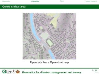 Geomatics for Disaster Management and Survey | PDF