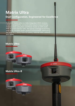 Jual Super Base GNSS Receiver Matrix Ultra Matrix Ultra | PDF