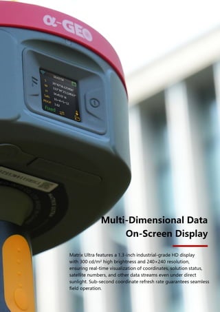Jual Super Base GNSS Receiver Matrix Ultra Matrix Ultra | PDF
