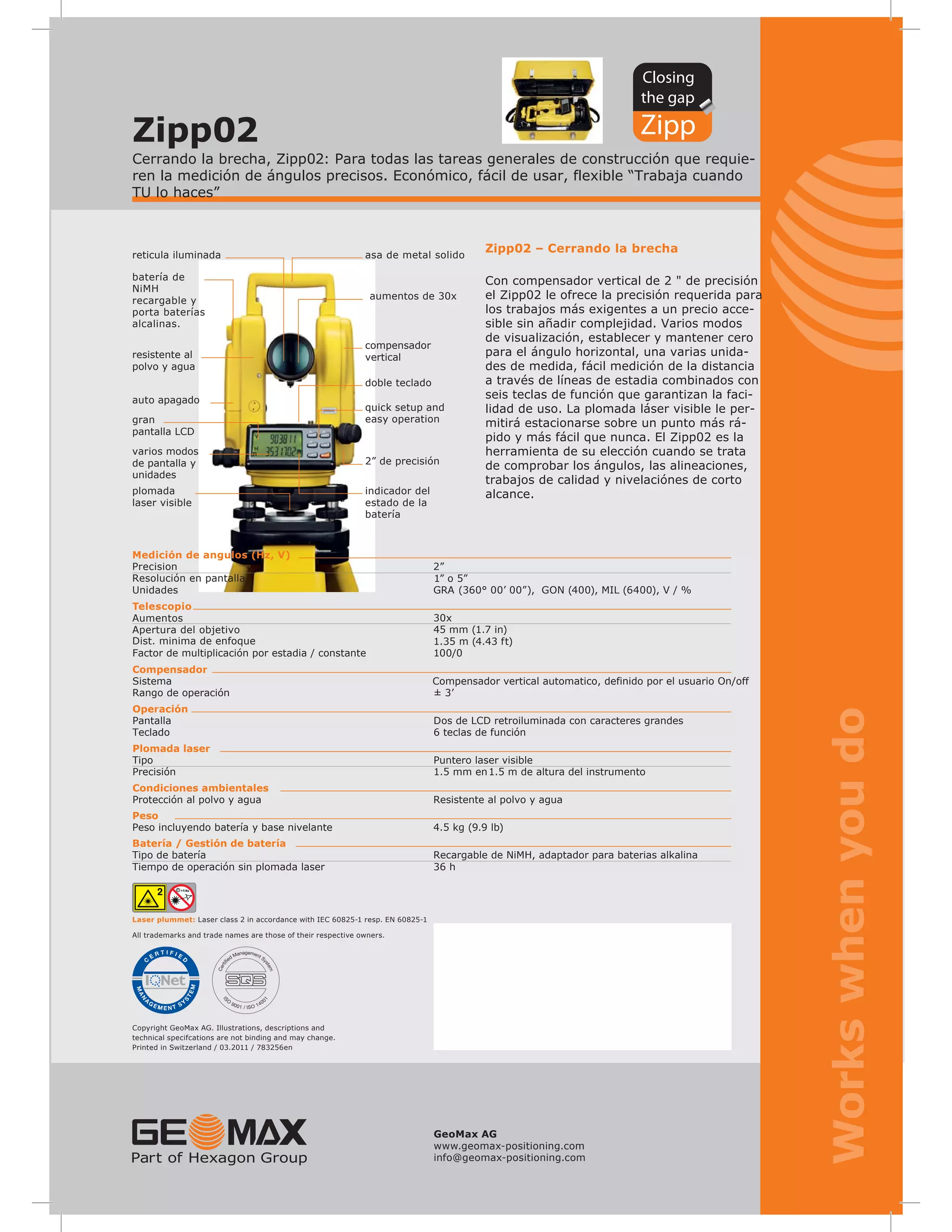 Geomax zipp02 esp | PDF
