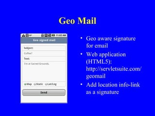 Geo messages approach | PPT