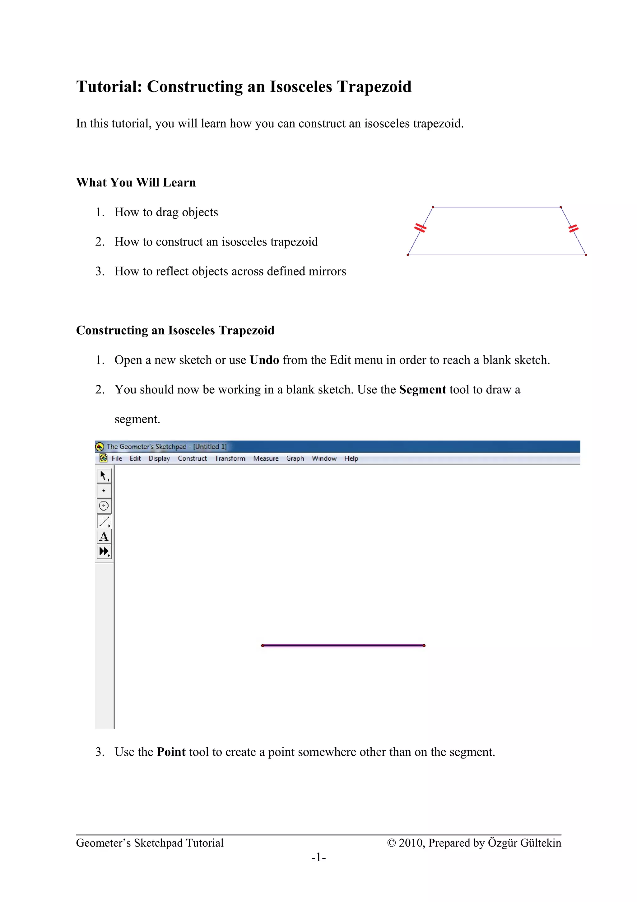 Geometer s sketchpad_tutorial_-_isosceles_trapezoid | DOC