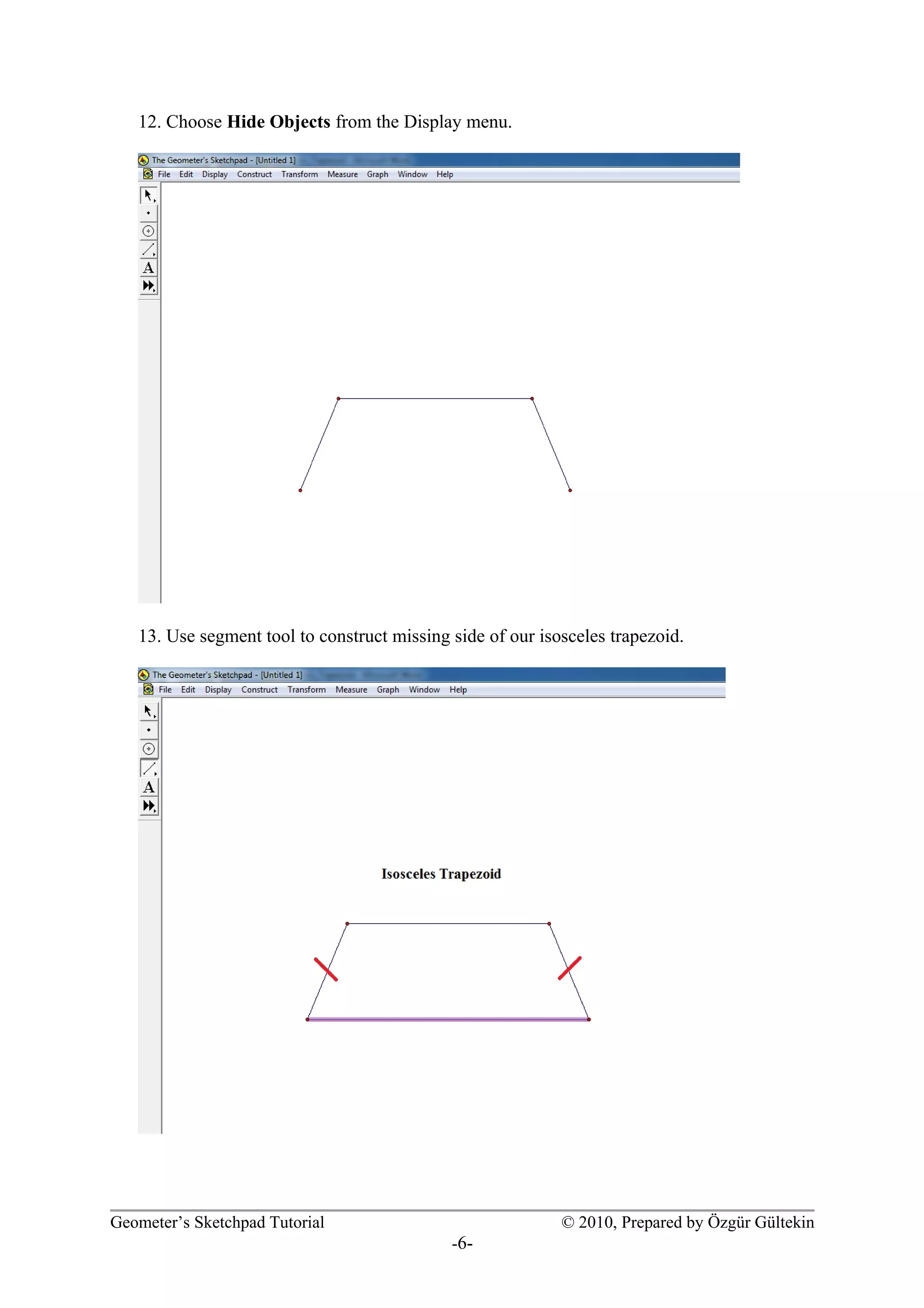 Geometer s sketchpad_tutorial_-_isosceles_trapezoid | DOC