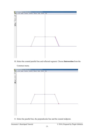 Geometer s sketchpad_tutorial_-_isosceles_trapezoid | DOC