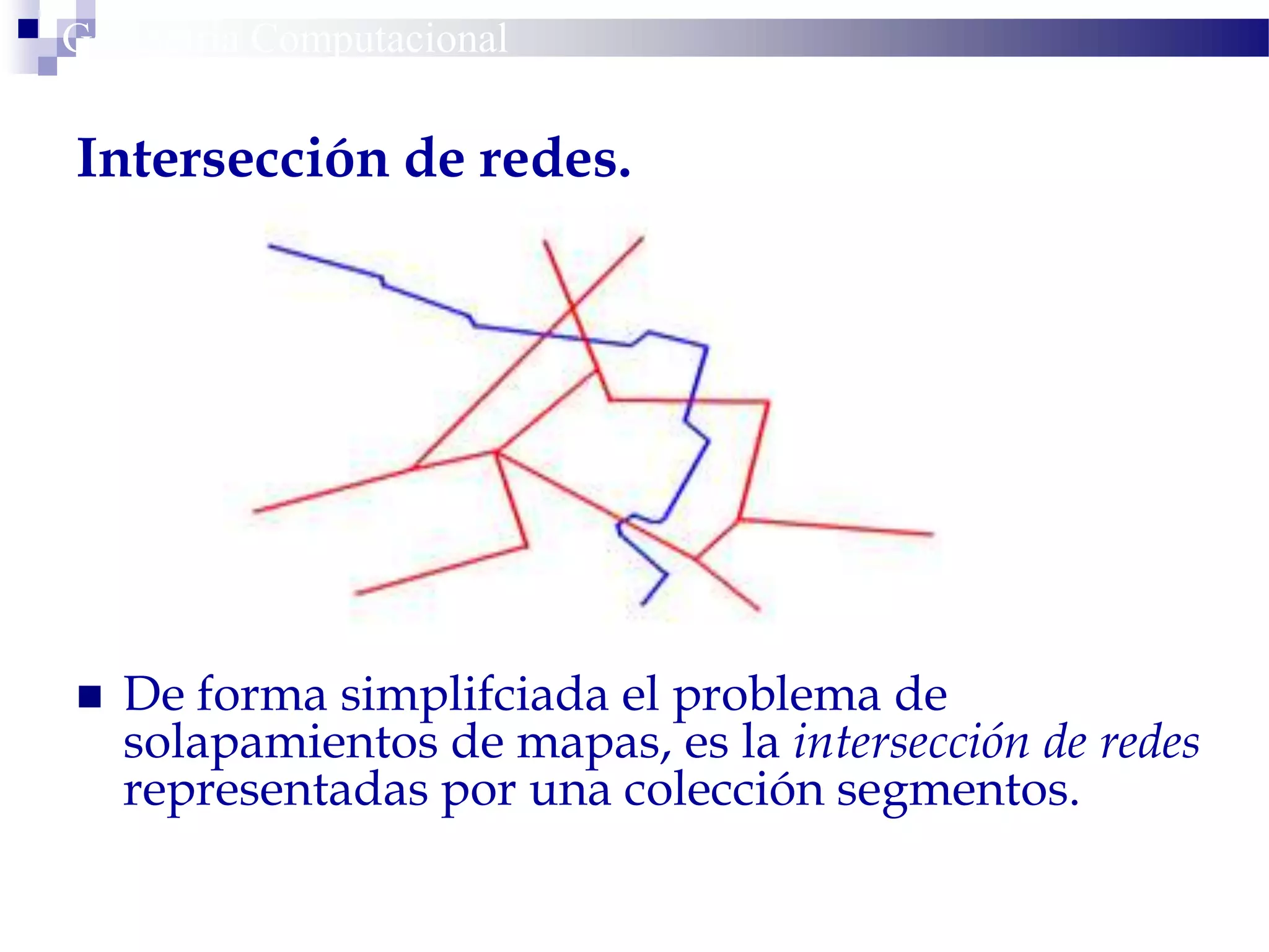 Geometría computacional solapamiento de subdivisiones | PPT