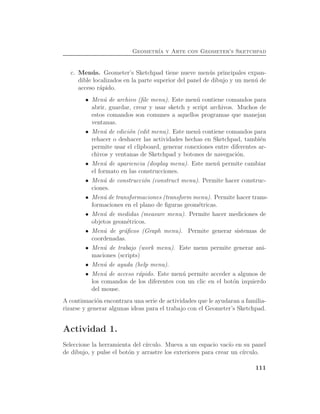 Geometría y arte con geometers sketchpad | PDF