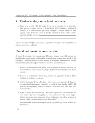 Geometría y arte con geometers sketchpad | PDF