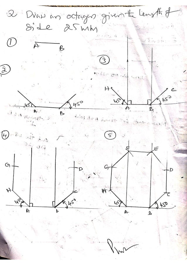 Geometric constructions Engineering Drawing.pdf | Free Download