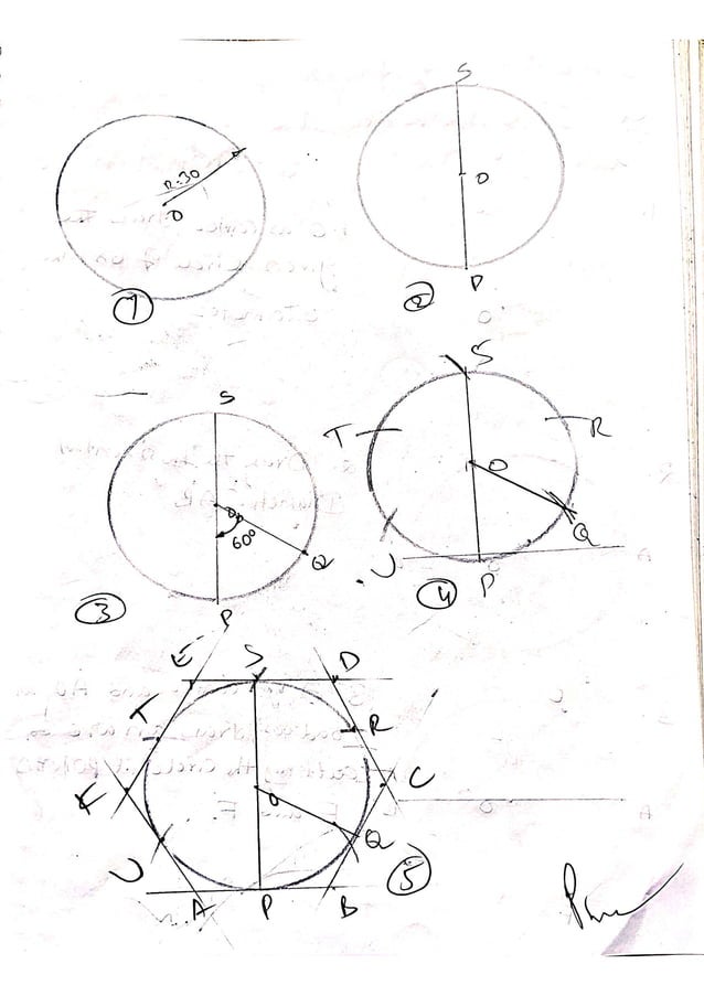Geometric constructions Engineering Drawing.pdf | Free Download