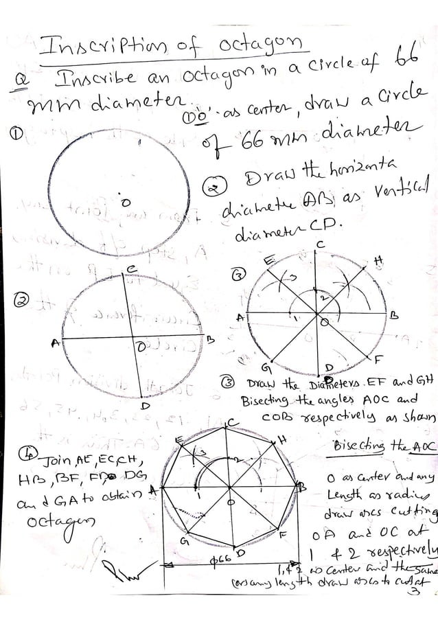 Geometric constructions Engineering Drawing.pdf | Free Download
