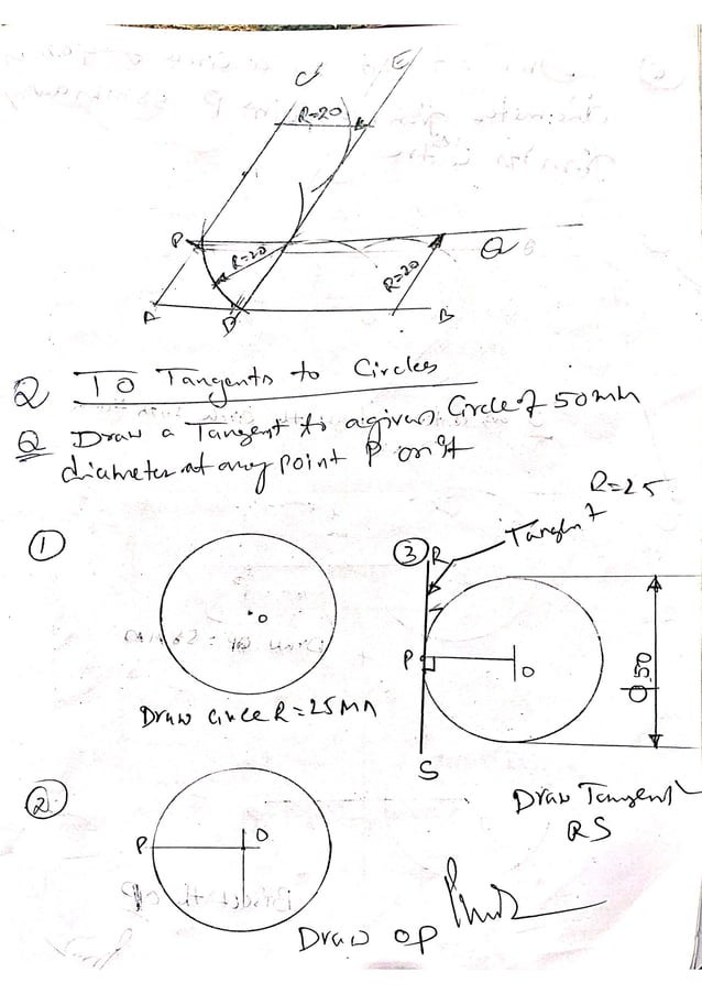 Geometric constructions Engineering Drawing.pdf | Free Download