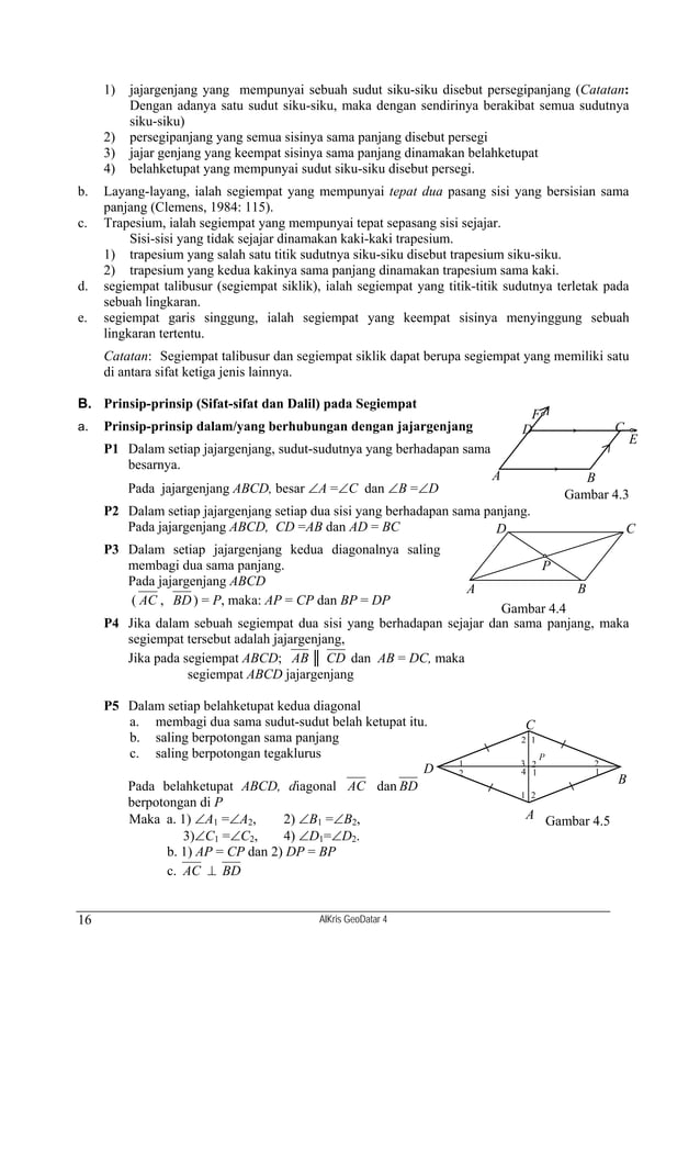 Buku paket Matematika, Geometri pengukuran SMP | PDF