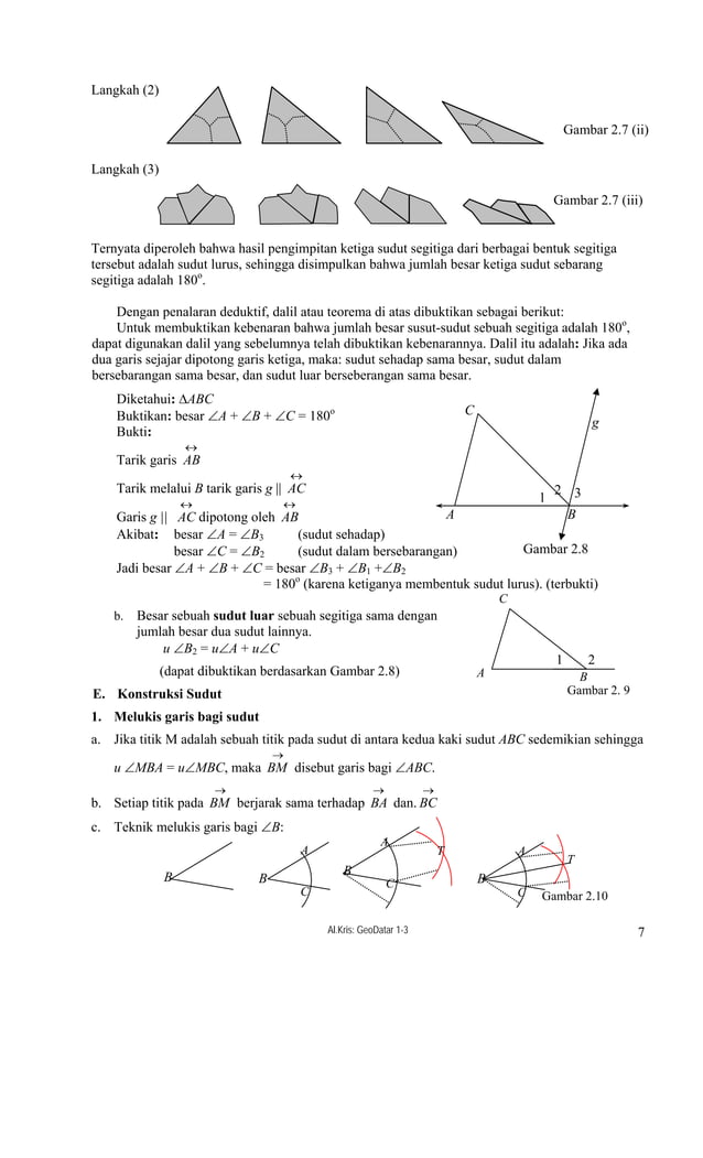 Buku paket Matematika, Geometri pengukuran SMP | PDF