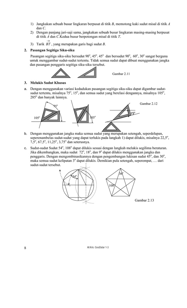 Buku paket Matematika, Geometri pengukuran SMP | PDF