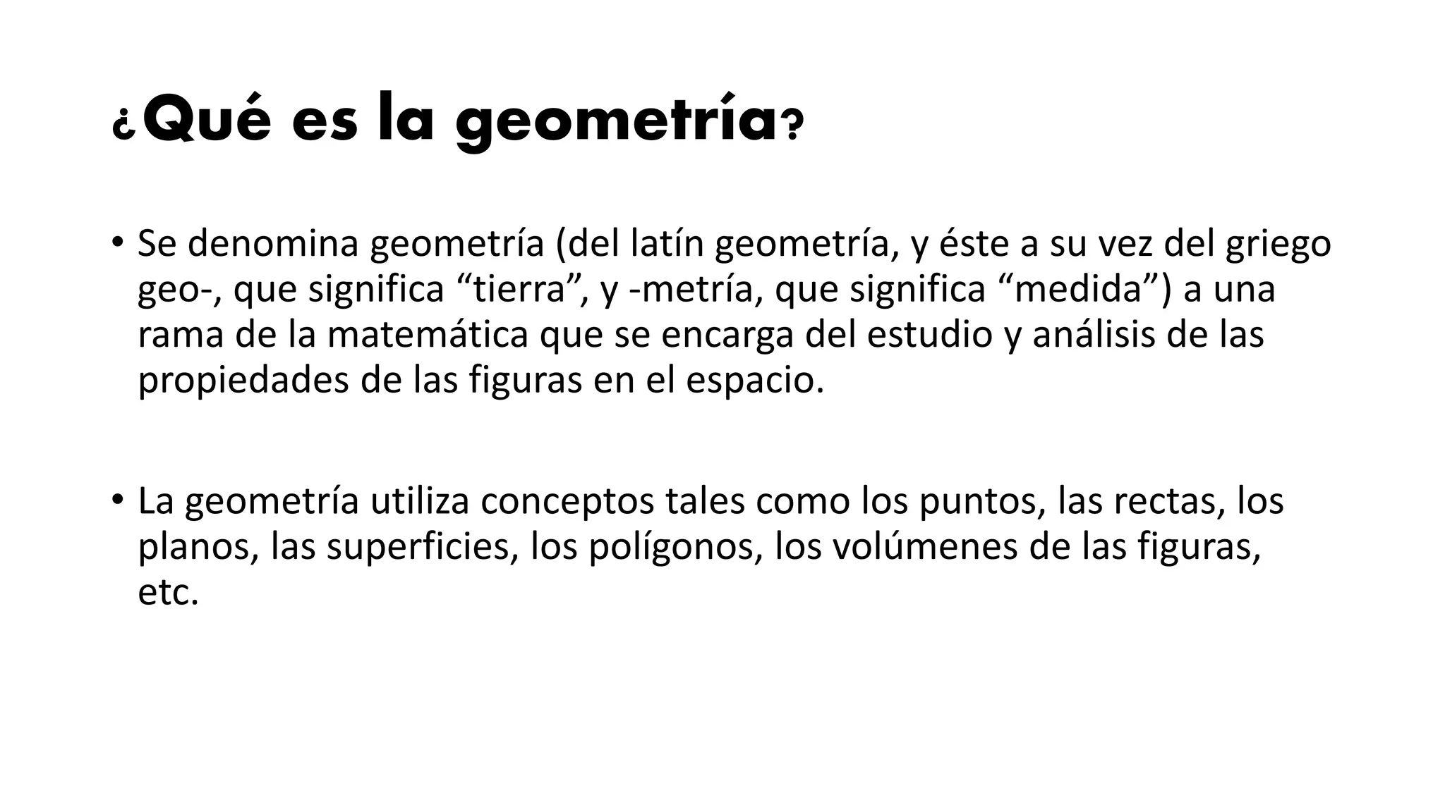 Geometria | PPTX | Geography | Science