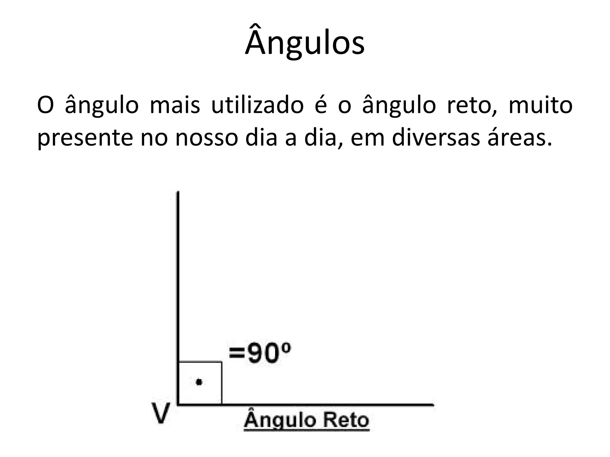 Geometria ângulos - o que é ângulo | PPT