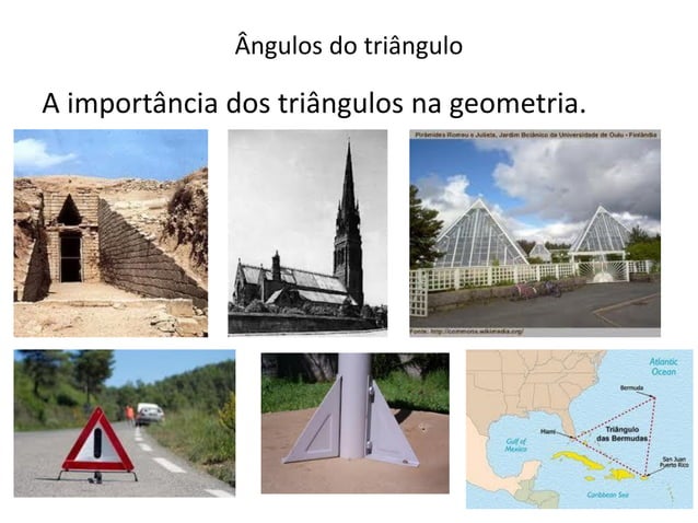 Geometria triângulo - ângulos do triângulo, propriedades, | PPT