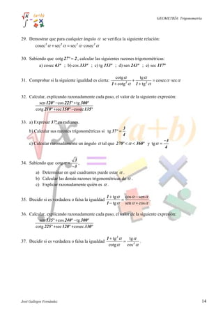 Geometria 04 trigonometria | PDF