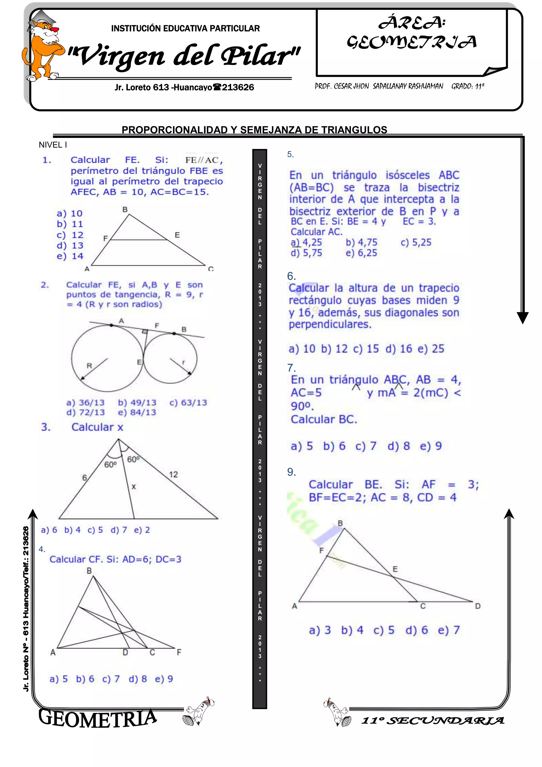 Geometria 11° | DOCX
