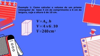 Geometria Espacial - Volume - Ensino médio | PPTX