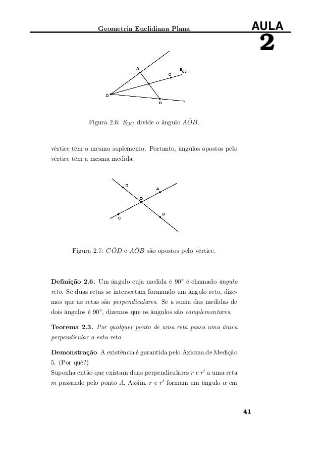 Provas De Geometria Euclidiana