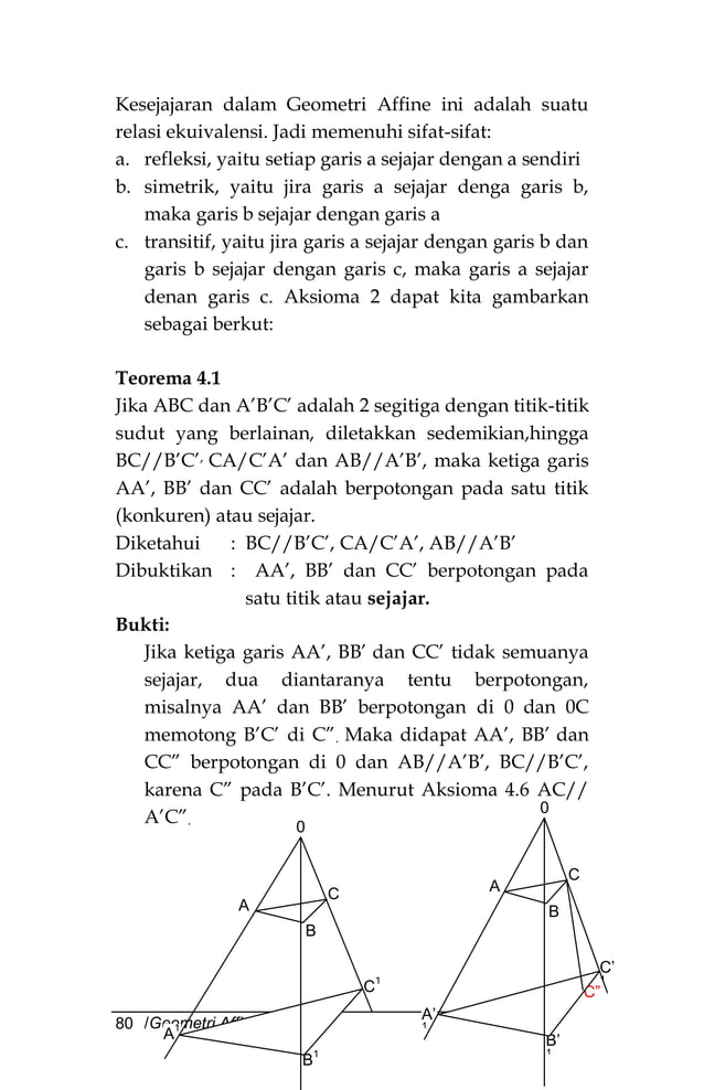 Geometri affine | PDF