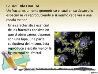 Geometria fractal | PPTX