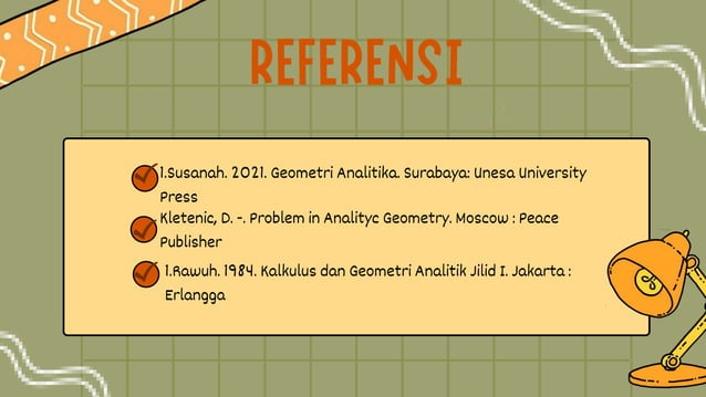 Sebaran materi mata kuliah geometri analitik ruang | PPT