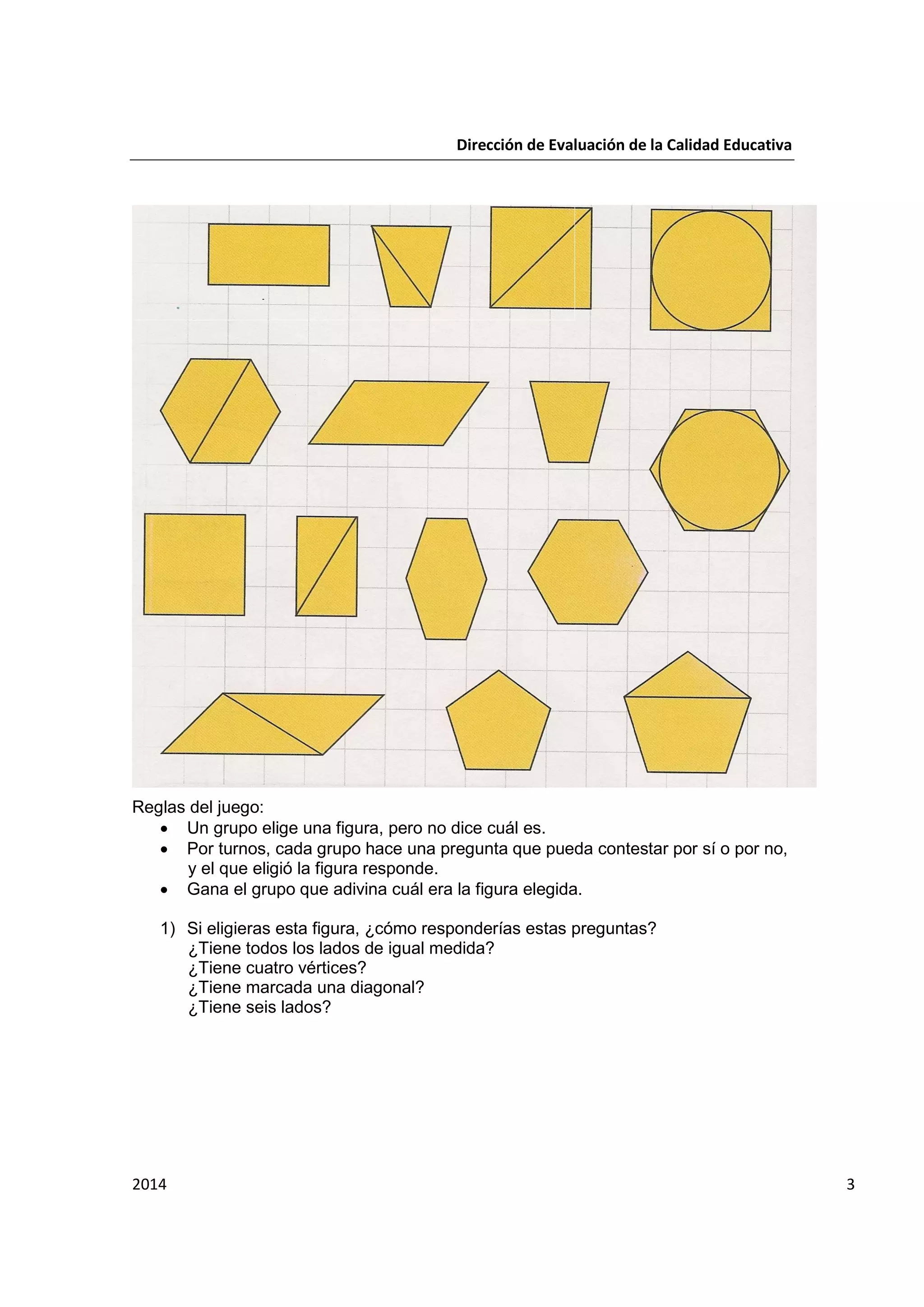 Geometría Tercer Grado | PDF