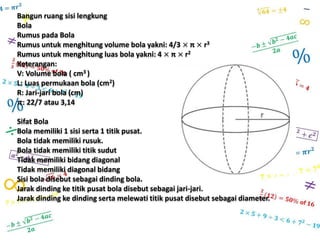 Geometri bangun ruang | PPTX