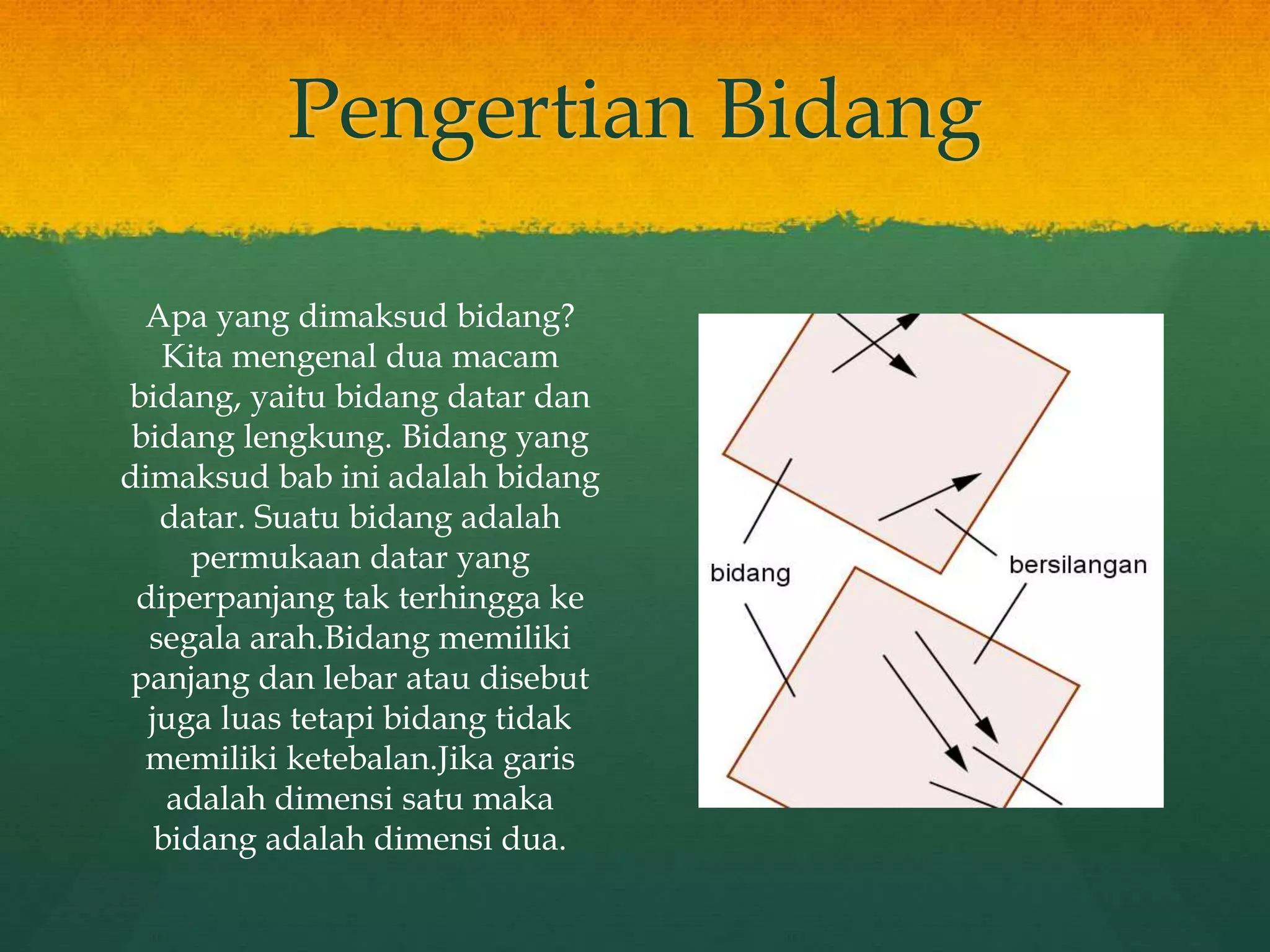 Geometri bidang kelompok 9 | PPTX