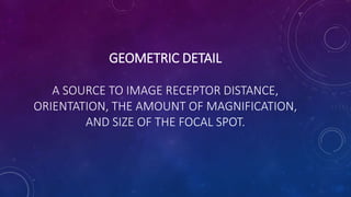 Geometric-203.pptx & Distortion in Radiology | PPTX